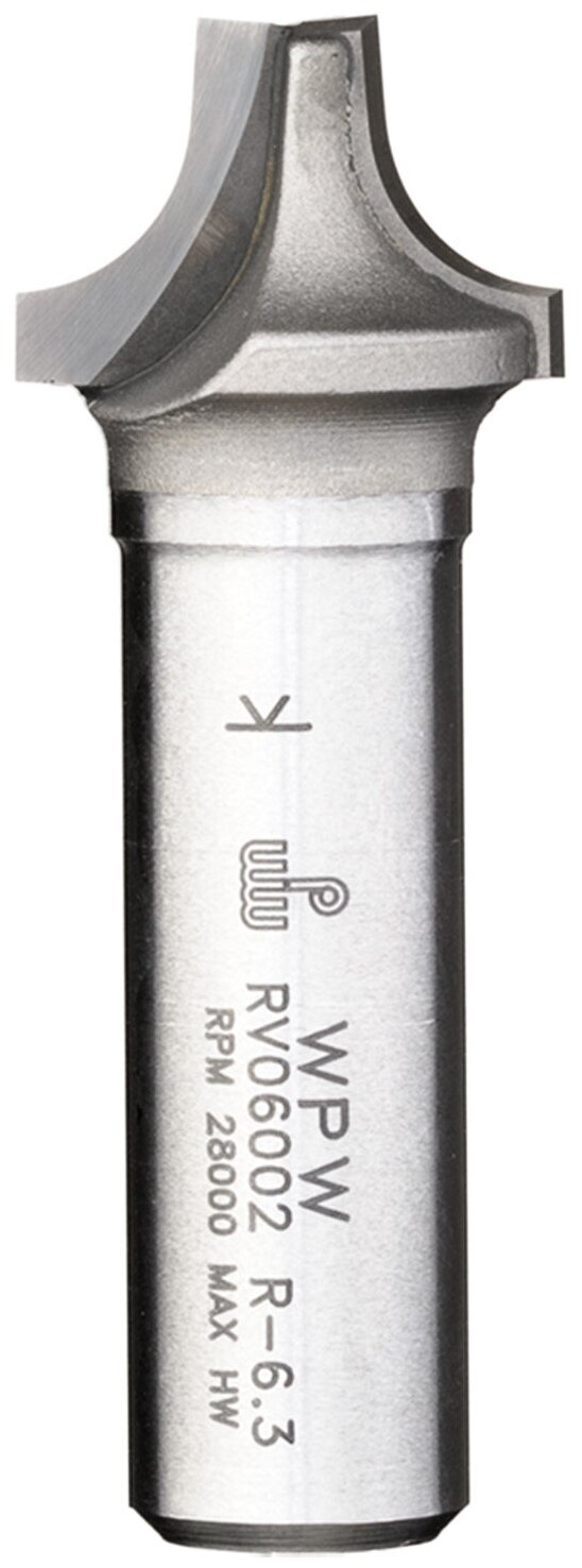 Фреза WPW (ВПВ) RV06002 радиусная врезная R6,3 D19 B13 хвостовик 12