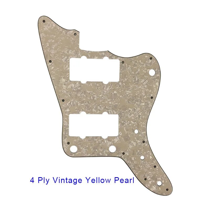 Накладка для гитары Jazzmaster, бежевый 4Ply Parchment Pearl