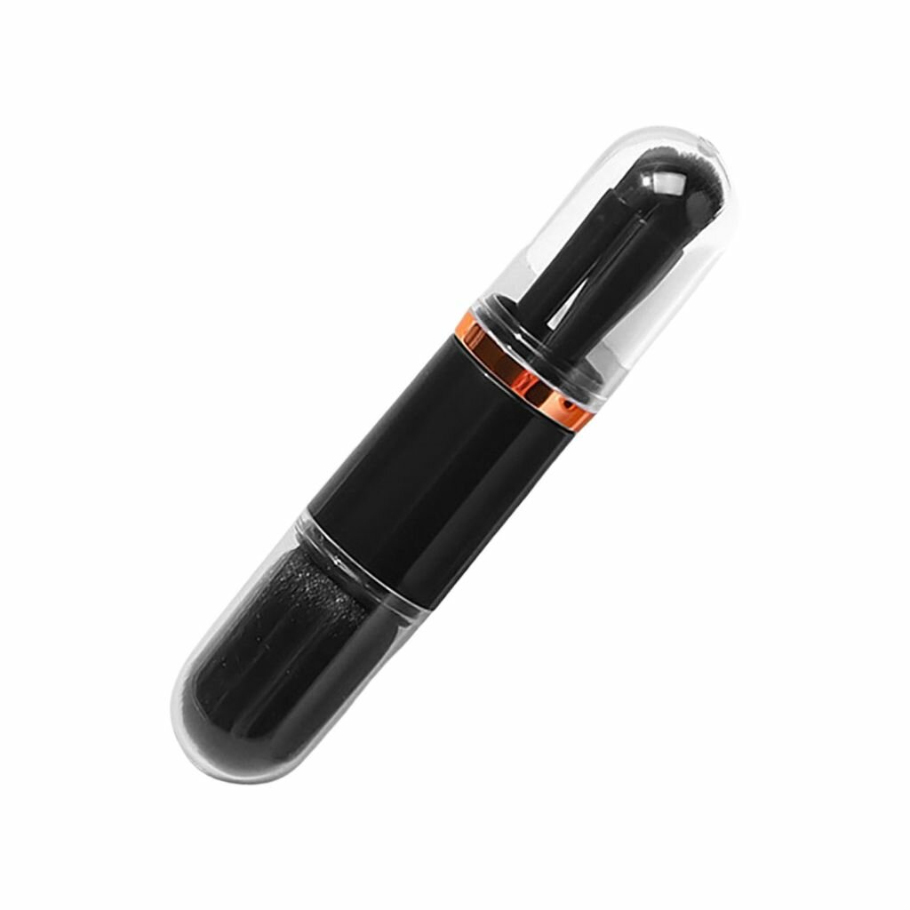 Аксессуары для макияжа, Четырехфункциональная телескопическая кисть для макияжа - черная, 1 набор