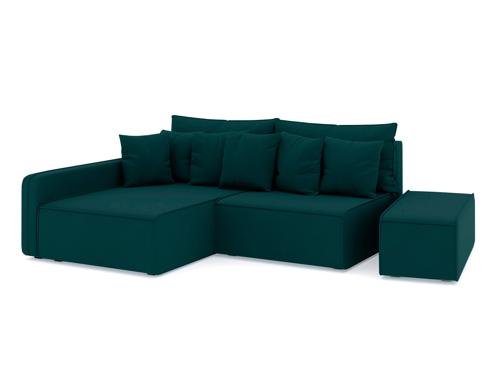 Диван угловой Портленд, Изумруд