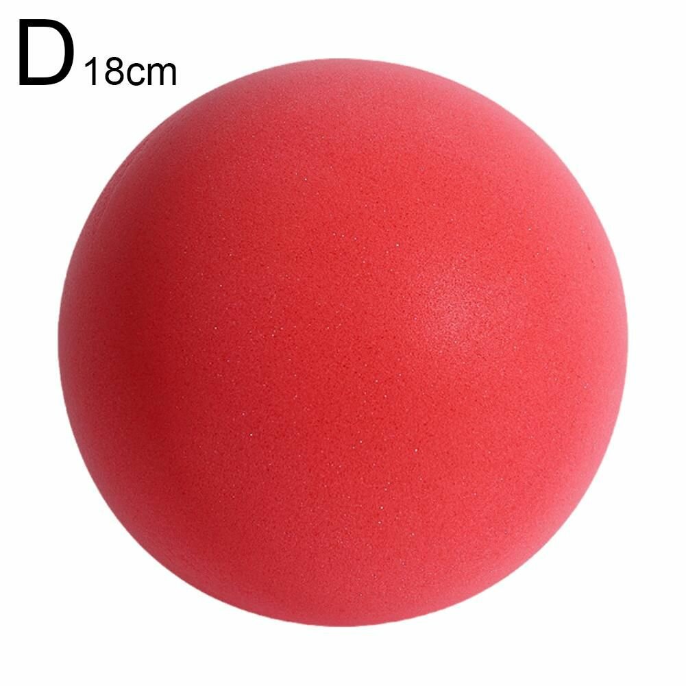 Мяч из полиуретановой пены эластичный - бесшумная сжимаемая игрушка для детей, разные размеры (диаметр 15-24 см)
