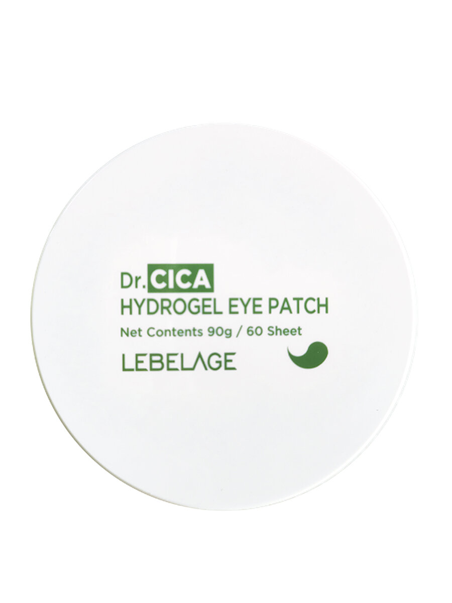 Lebelage Гидрогелевые патчи для глаз с экстрактом центеллы / Dr.Cica Hydrogel Eye Patch, 60 шт.
