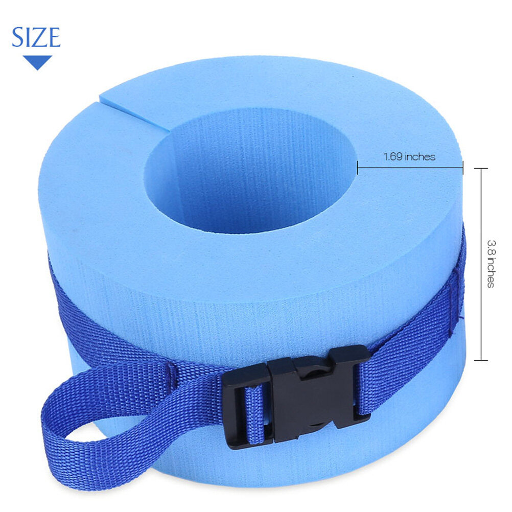 Swim Aquatic Cuffs Exercise Water Aerobics Float Ring Ankles Arms Belts with Quick Release Buckle for Fitness Training