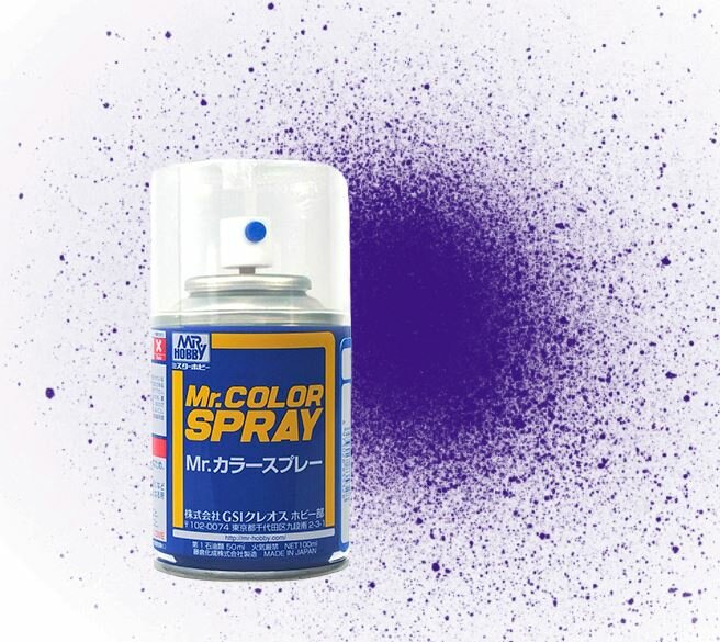S 80 краска в аэрозольных баллончиках т. м. MR.HOBBY 100мл COBALT BLUE