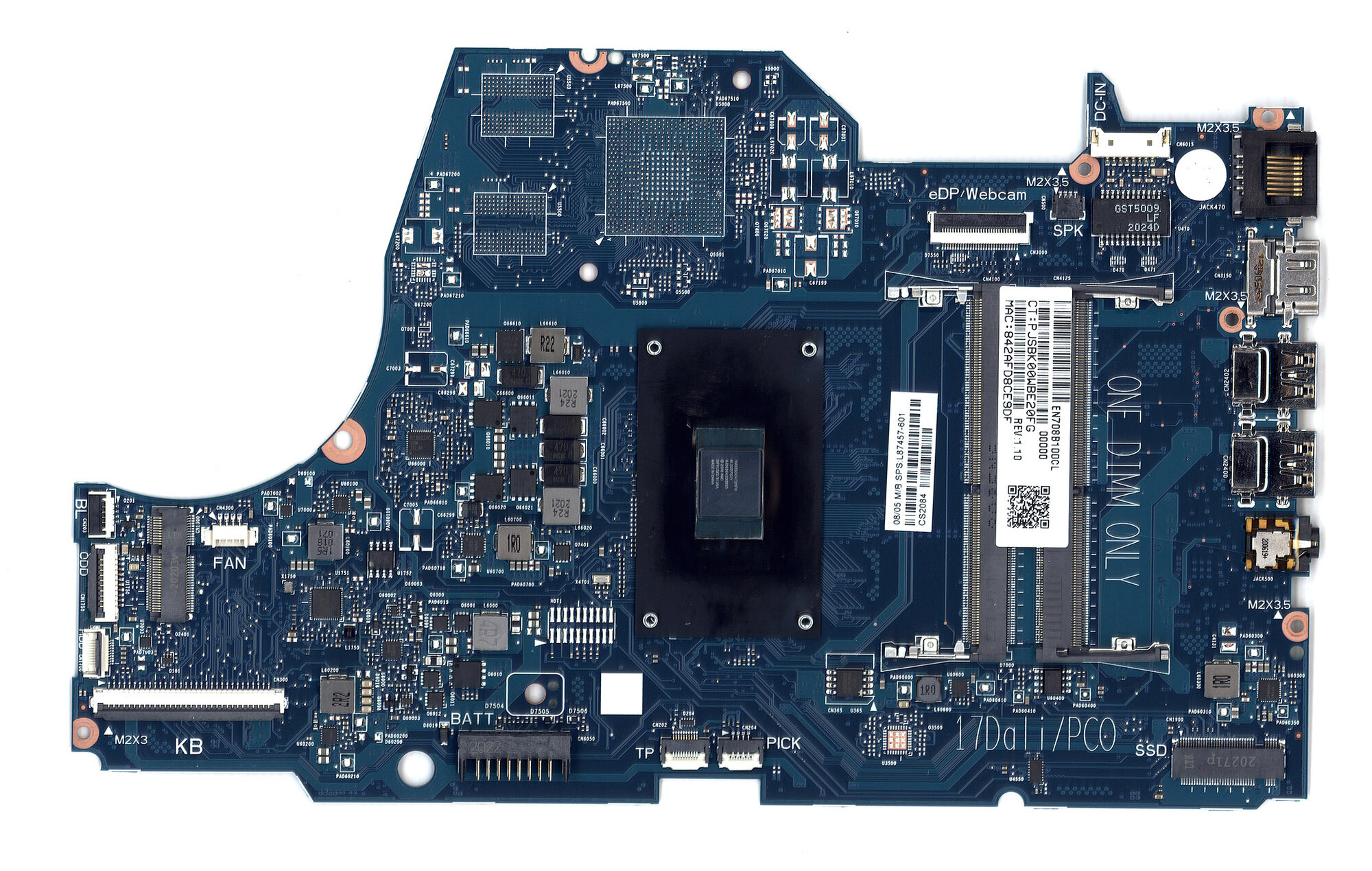 Материнская плата для HP Pavilion 17Z-CA 17-CA R3 3250U