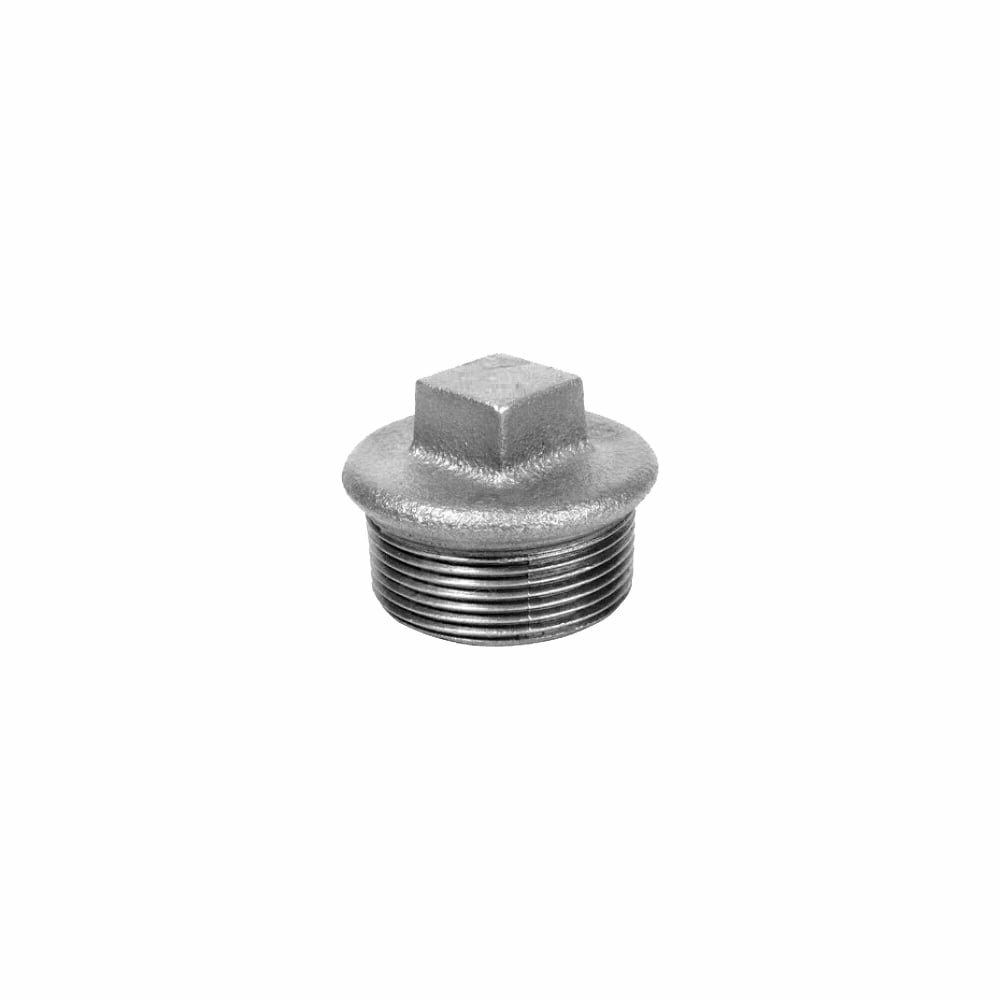 Заглушка чугун оцинкованная Fittex PLUS Ду 15 1/2 НР 128-3198