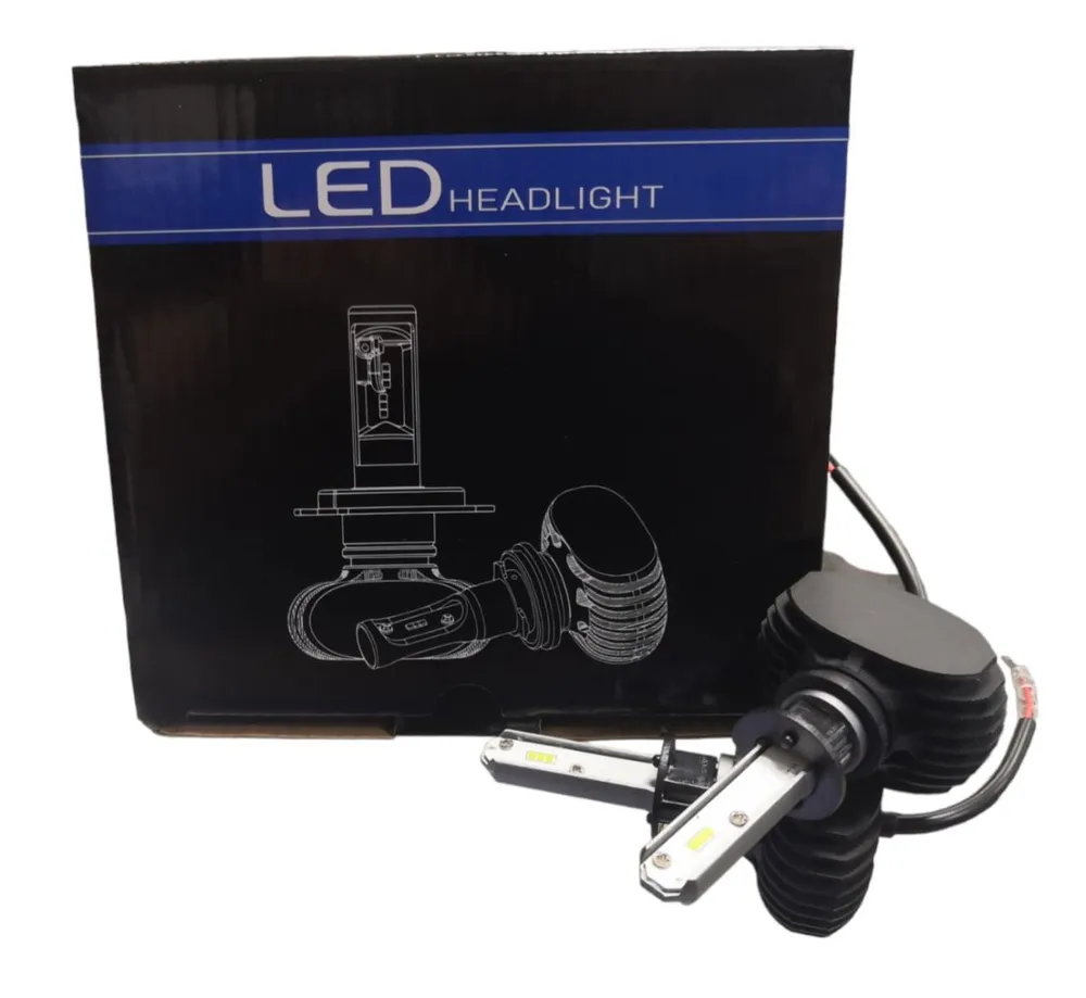 Светодиодные лампы Led S1 H1 6500k, 4000 lm, 25w, 9-32V, комплект 2 шт.