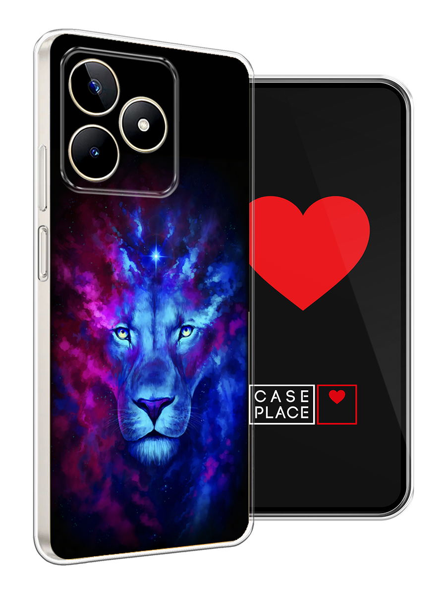 Чехол на Realme Note 50 / Реалми Нот 50 с принтом Мистический лев