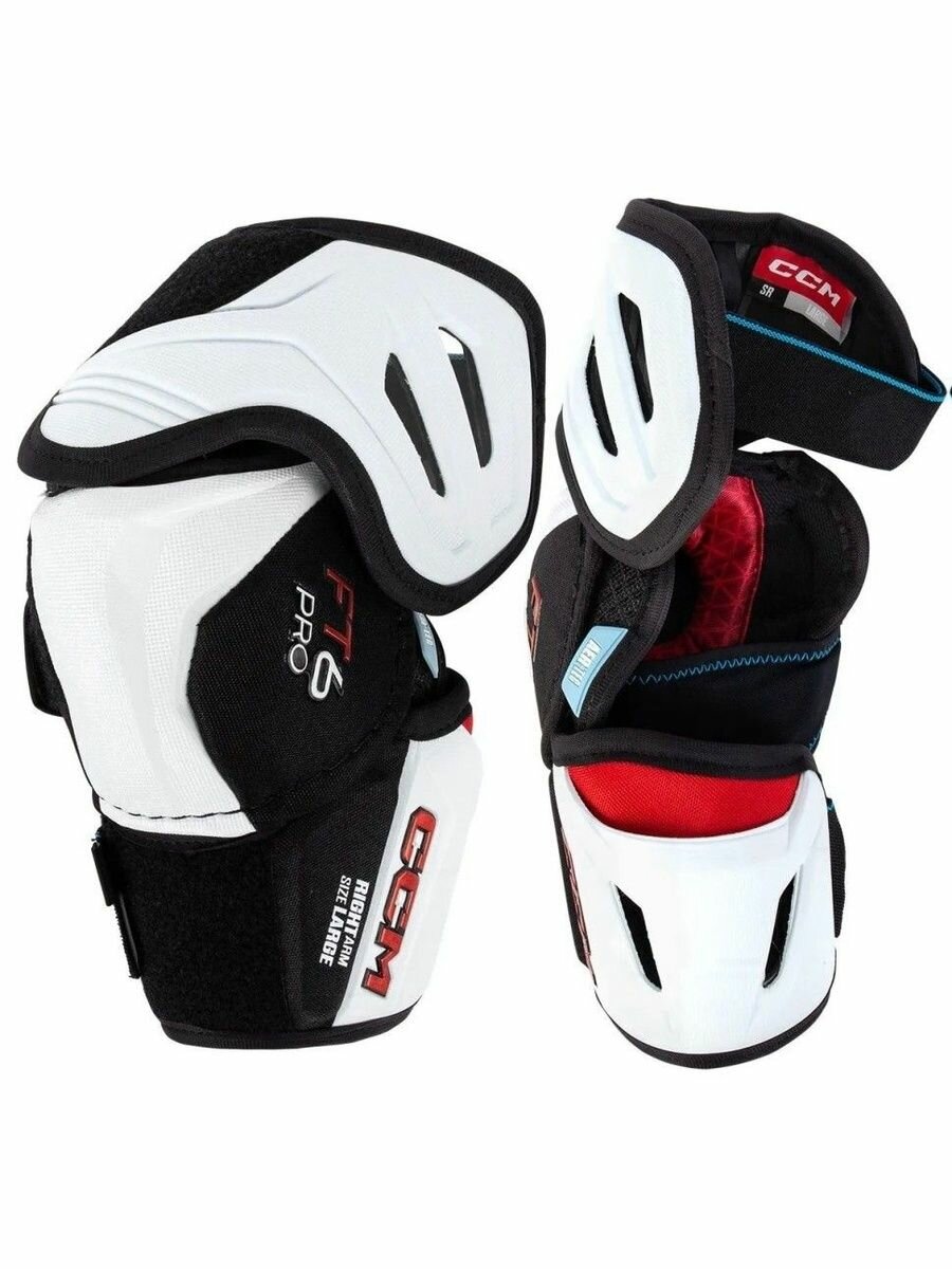 Налокотники хоккейные CCM Jetspeed FT6 Pro SR, XL (взрослые)