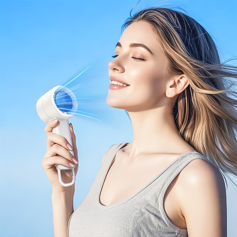 Вентилятор ручной с дисплеем