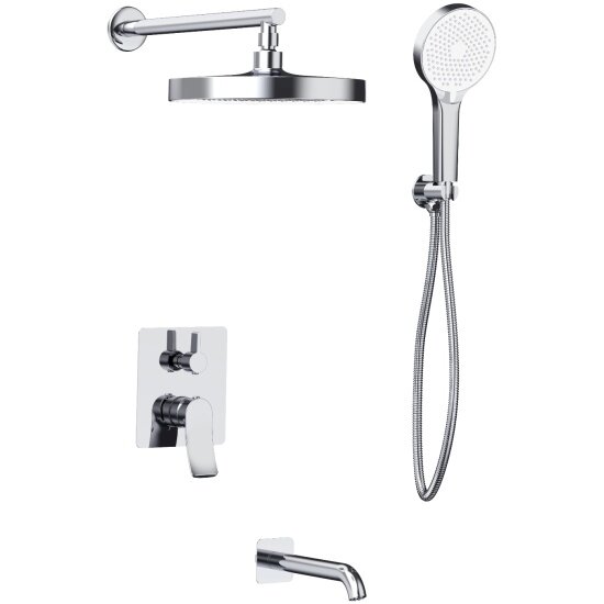 Душевая система Haiba встраиваемая HB80553, хром