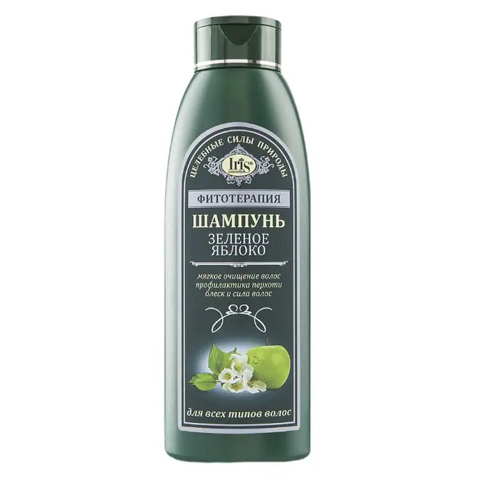 Iris Фитотерапия Шампунь Зеленое Яблока для всех типов волос 500 мл 1 шт