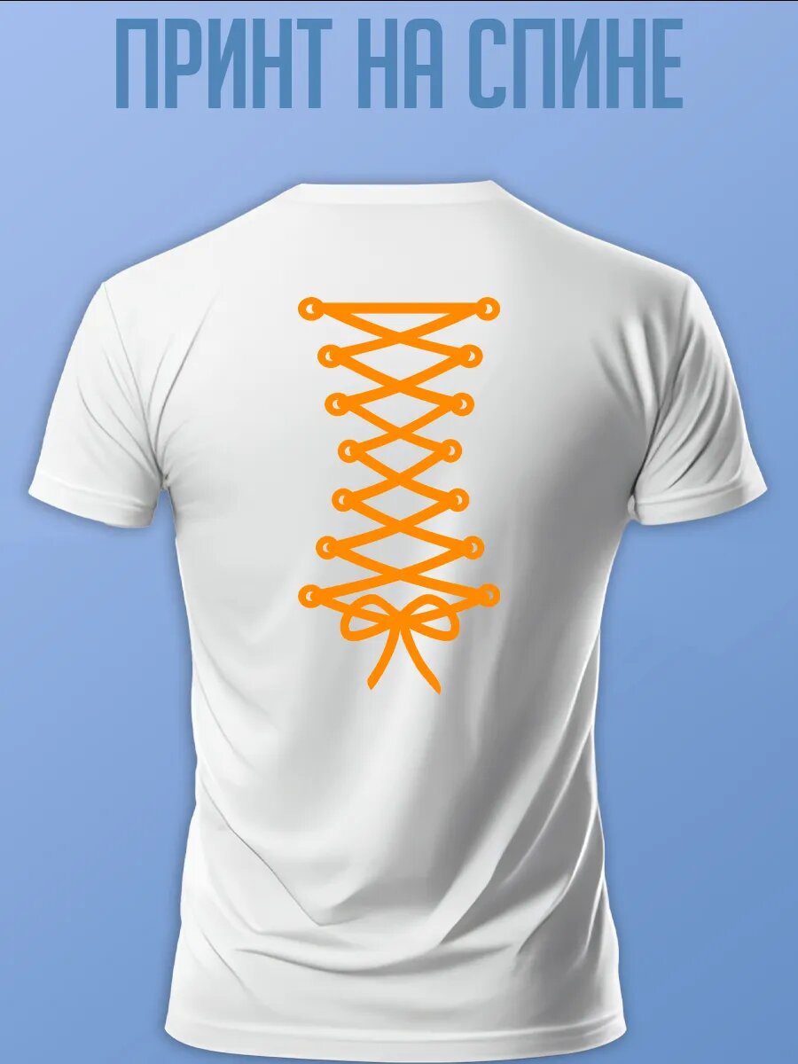 Футболка с лентой бантик на спине