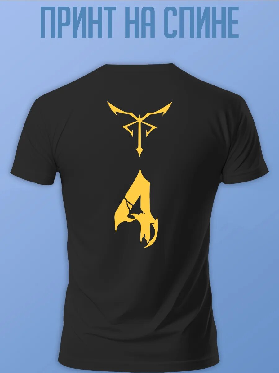 Футболка resident evil 4 на спине