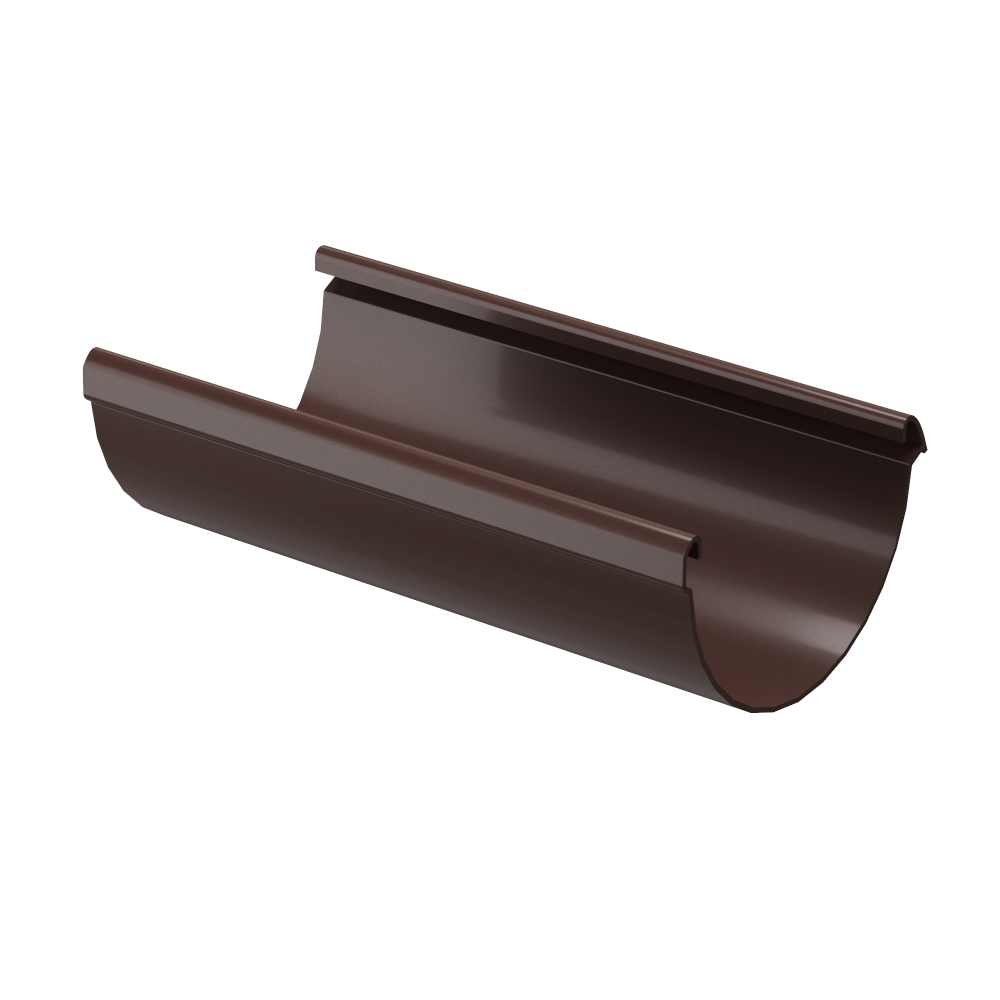 Docke PREMIUM Желоб водосточный 1,5м (Шоколад), диаметр трубы 85, толщина 1.75
