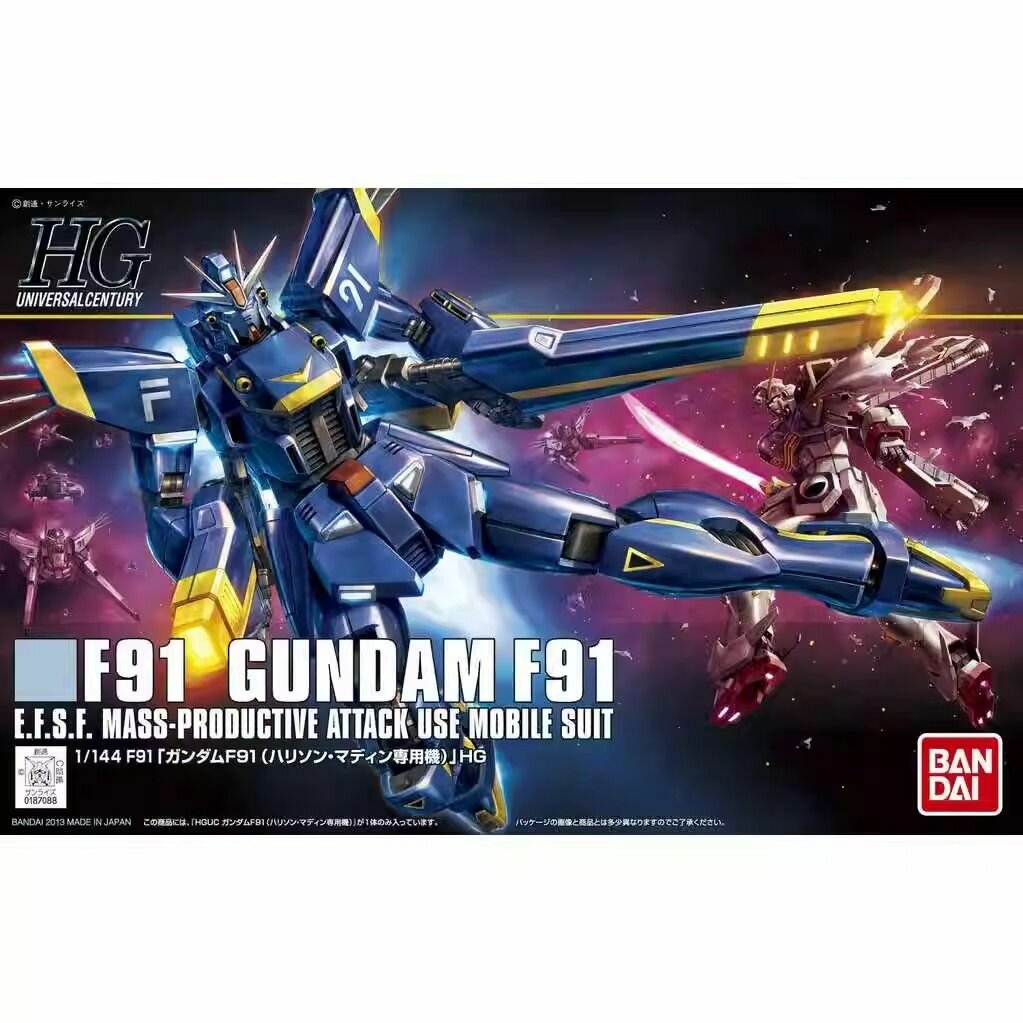Фигурка Bandai HG 1/144 F91 GUNDAM F91 MOBILE SUIT Model