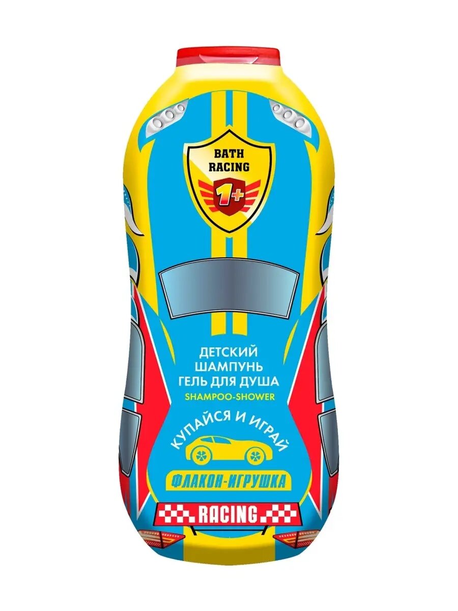 Гонки Детский шампунь-гель для душа Bath Racing 300 мл