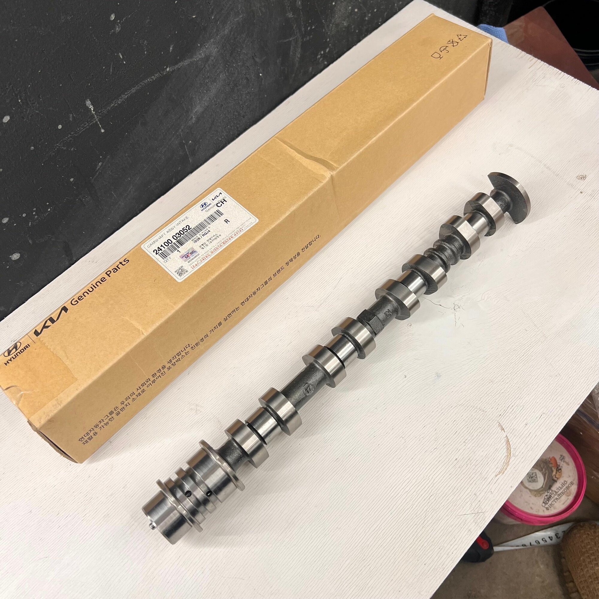 Распредвал впускной для hyundai solaris 2 (2017-2023) kia rio 4 (2017-2023) 1.4 G4LC оригинал 2410003052