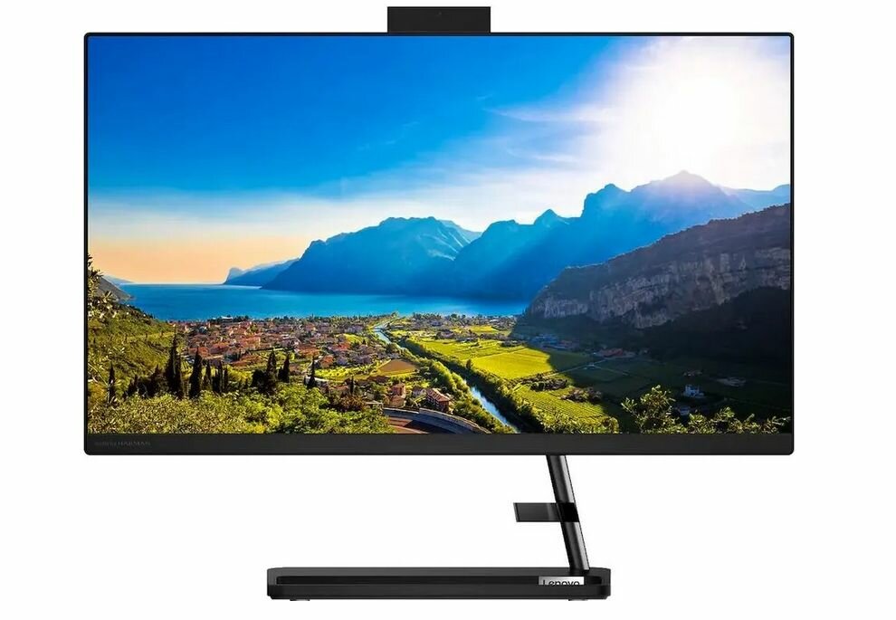 23,8" Моноблок Lenovo IdeaCentre AIO 3 24ADA6 (F0FX001QRK) черный - 1920x1080, IPS, AMD Ryzen 5 3500U, ядра: 4 x 2,1 ГГц, 8 ГБ, SSD 512 ГБ, AMD Radeon Vega 8, Windows 10 Pro