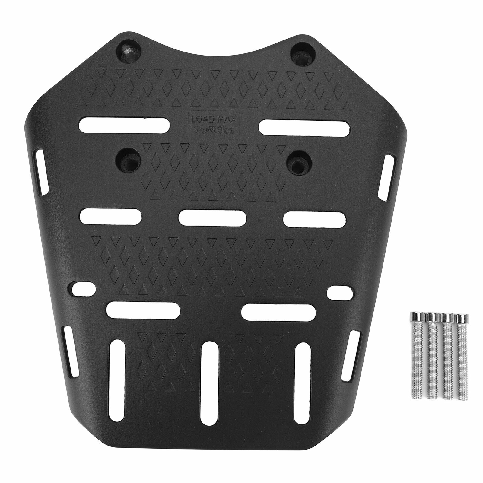 Багажник задний для мотоцикла, алюминиевый сплав, черный, для PCX 125/150/160 2014-2024