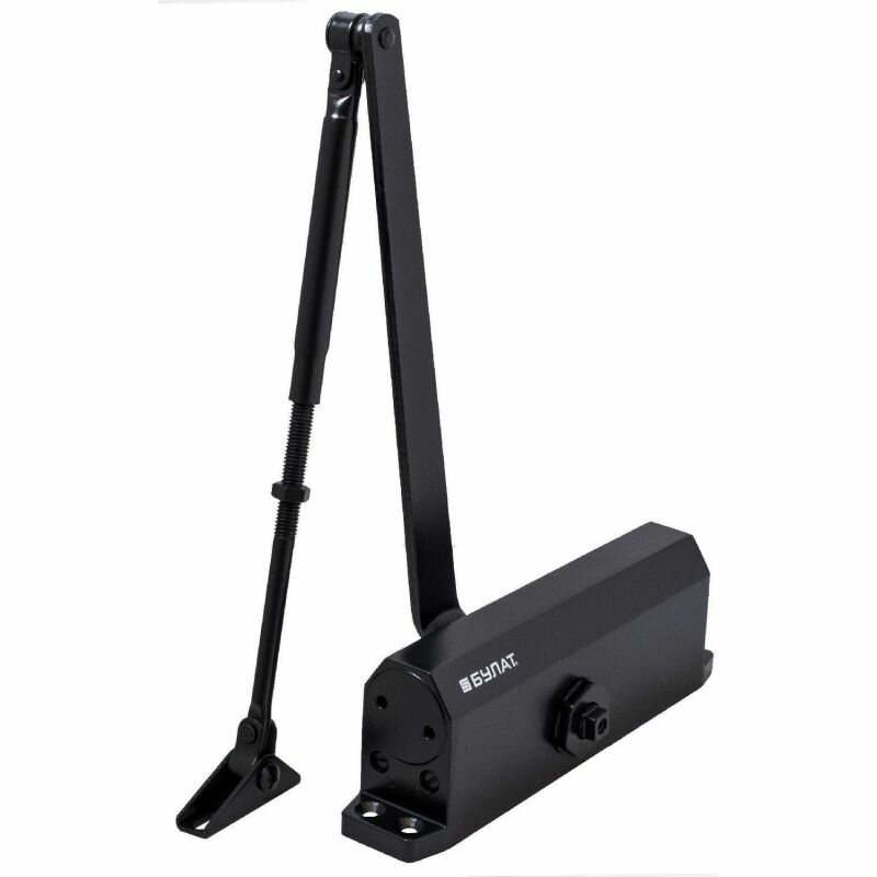 Доводчик дверной булат ARCTIC ДД 504/5 A-B (80-150 кг), черный