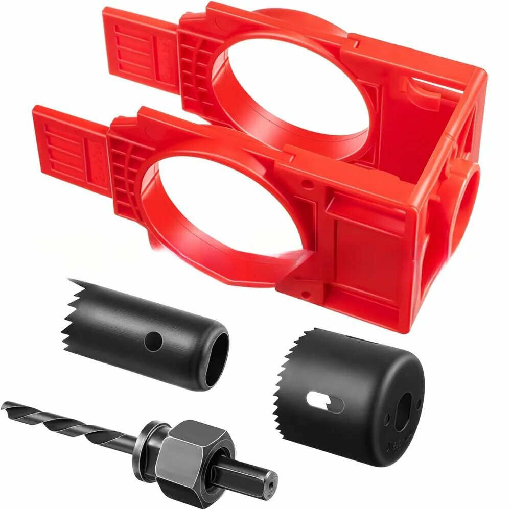 Комплект для установки дверного замка, для комплектов замков с засовами и направляющим шаблоном