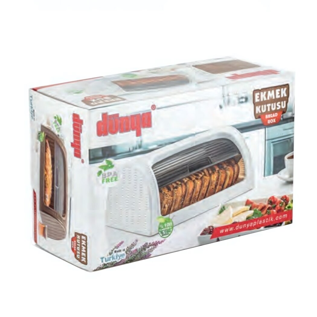 Хлебница плетеная 'dunya', белый, пластик BPA Free, 35х20х15см