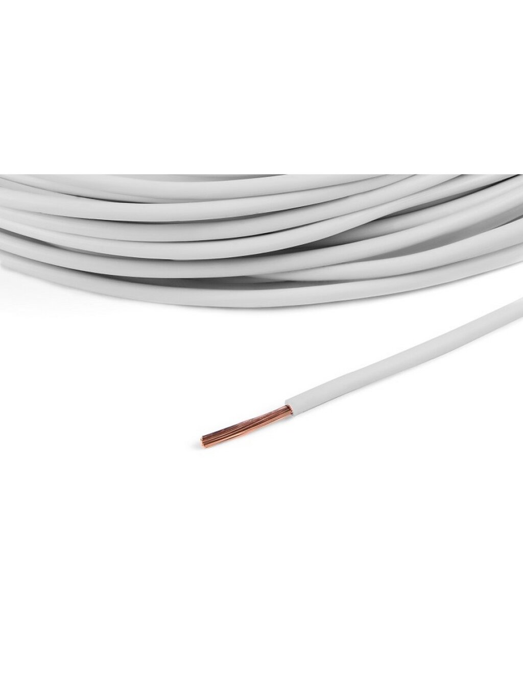 Провод белый пвам 2,5 кв. мм, 5 м. б/упак "Cargen"