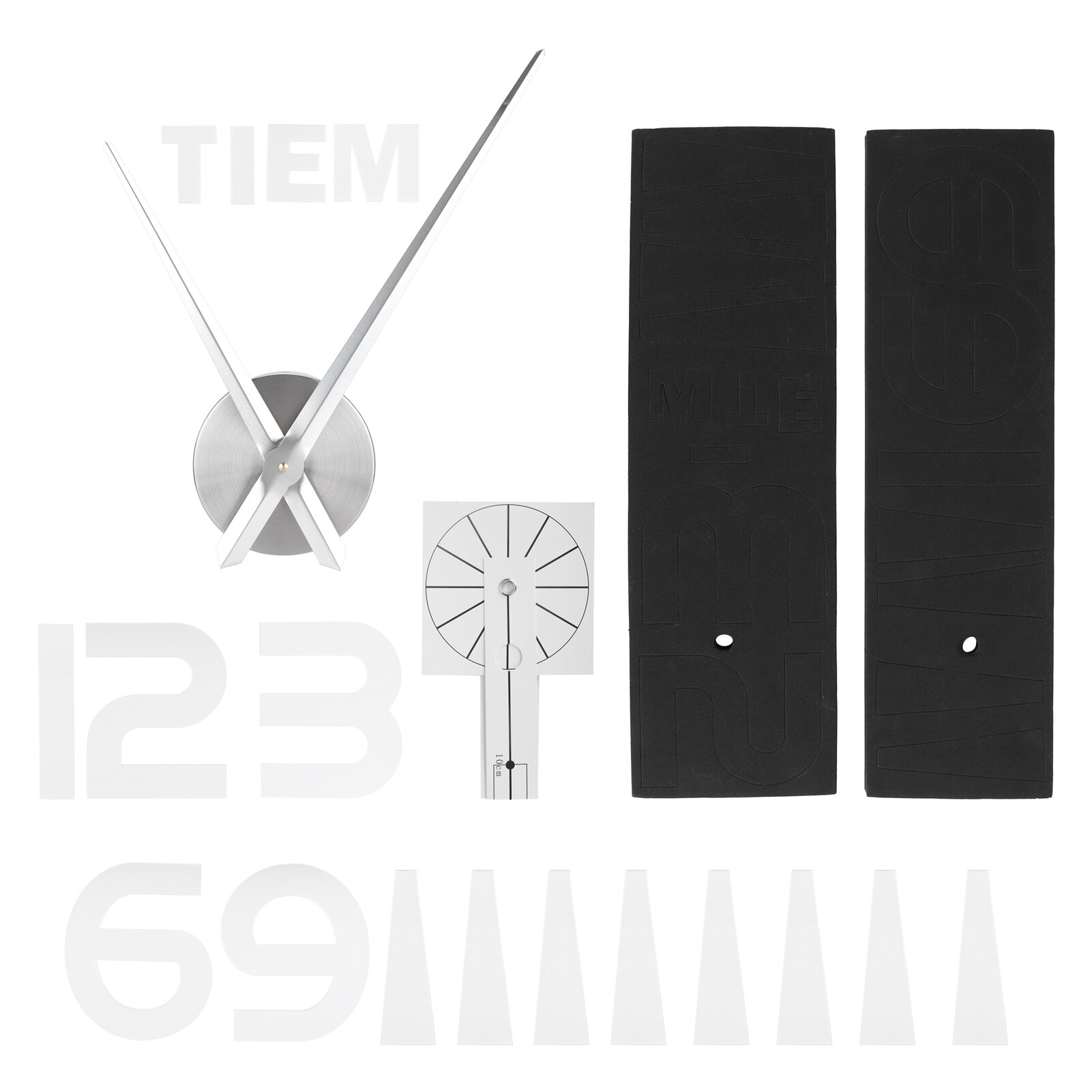 Безрамные настенные часы, наклейка, зеркальная поверхность, гостиная, спальня, офис, украшение «сделай сам», серебро