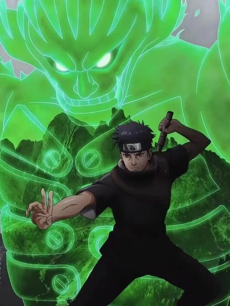 Алмазная картина "Наруто Учиха" алмазная огранка 40х50 см,40X50CM, белый