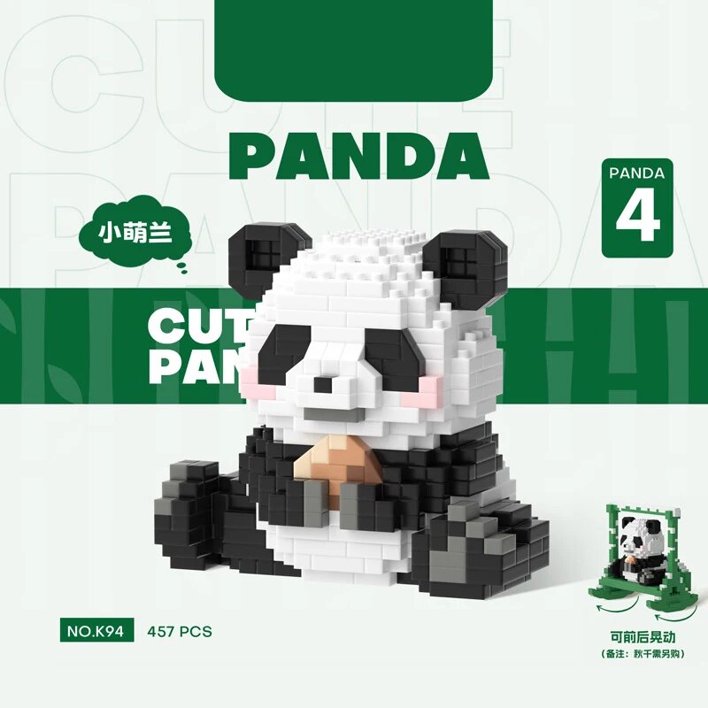 Конструктор Panda из пластика K94-457pcs-no box