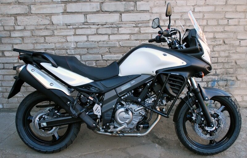 Дуги защитные SUZUKI DL650 V-Strom 04-16 STREET, черный матовый цвет