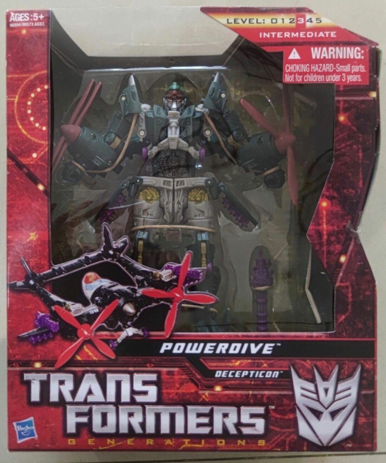 Трансформеры игрушки Hasbro Transformers Generations Level 3 Intermediate Decepticon Powerdive