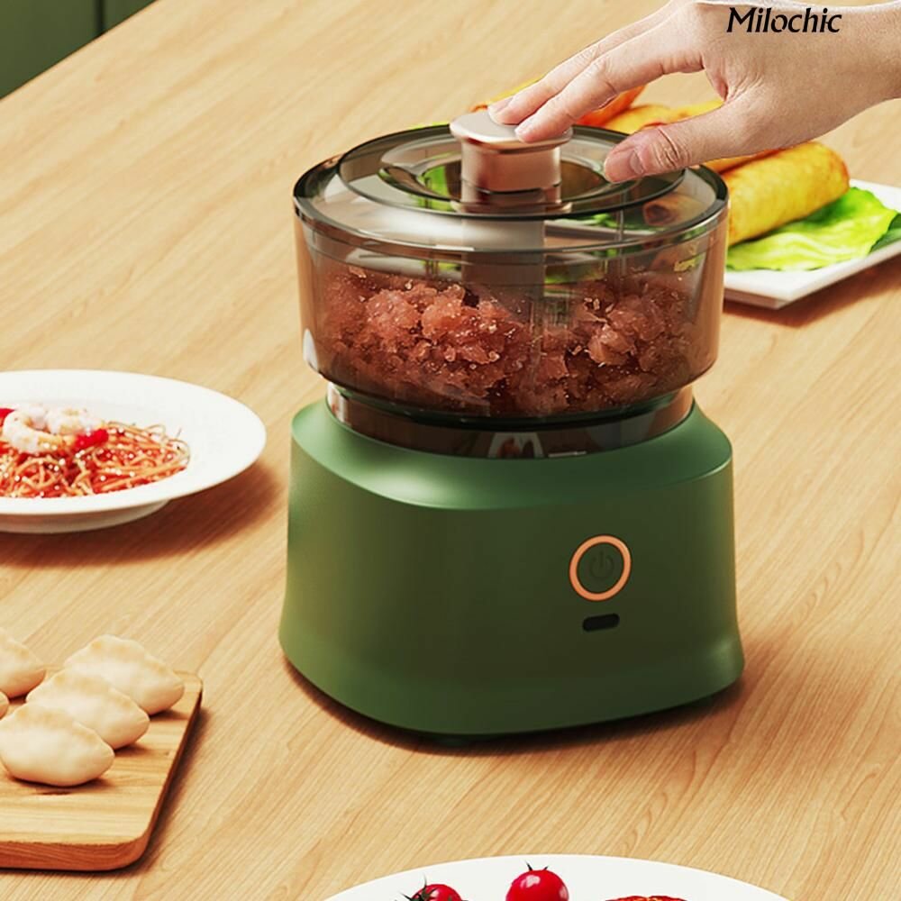 Новый кухонный многофункциональный кухонный комбайн, беспроводная электрическая мясорубка, Машина для измельчения чеснока, зарядка через USB, 45 Вт, прочный