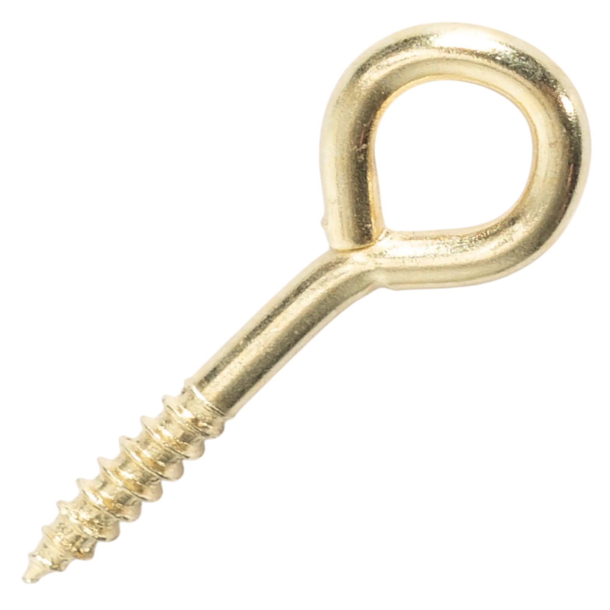 Шуруп-кольцо 3x20 мм сталь 12 шт цвет золото крепёжный элемент для металлоконструкций