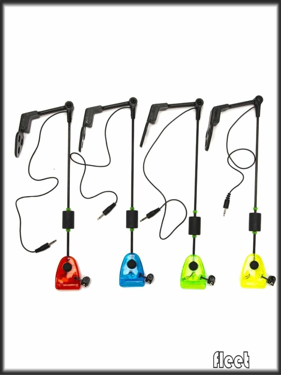 Аксессуары Для Свингеров, 4 Шт, Сигнальные Индикаторы Поклевки В Чехле На Молнии, Светодиодная Подсветка, Свингер, Ловля Карпа