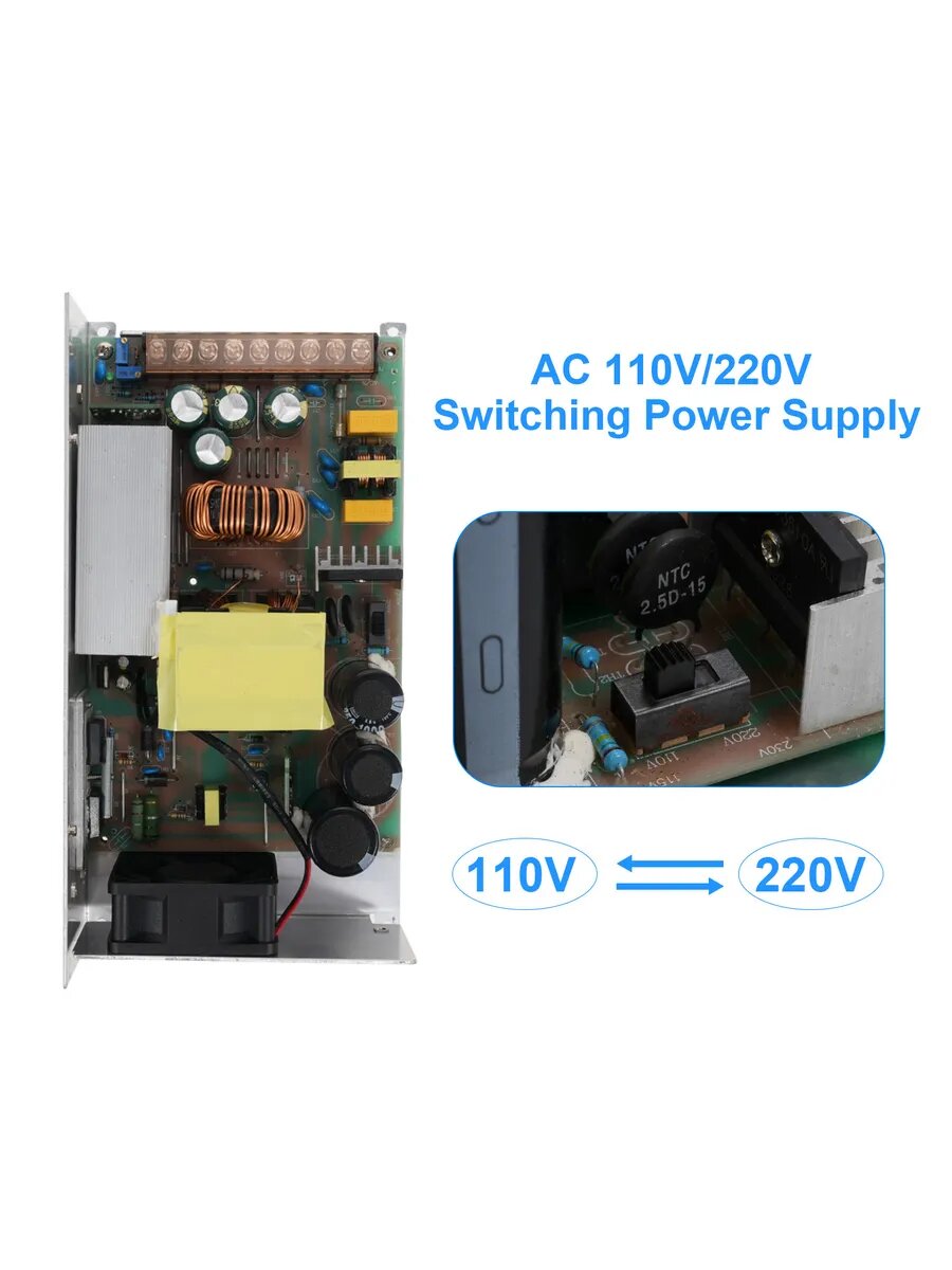 Импульсный источник питания постоянного тока 36 В 33,3 А