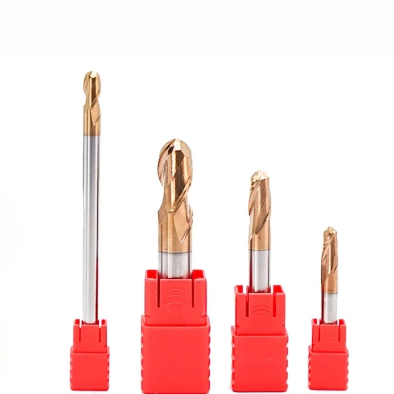 HRC50 Сферическая концевая фреза R1.5x6x4dx50mm