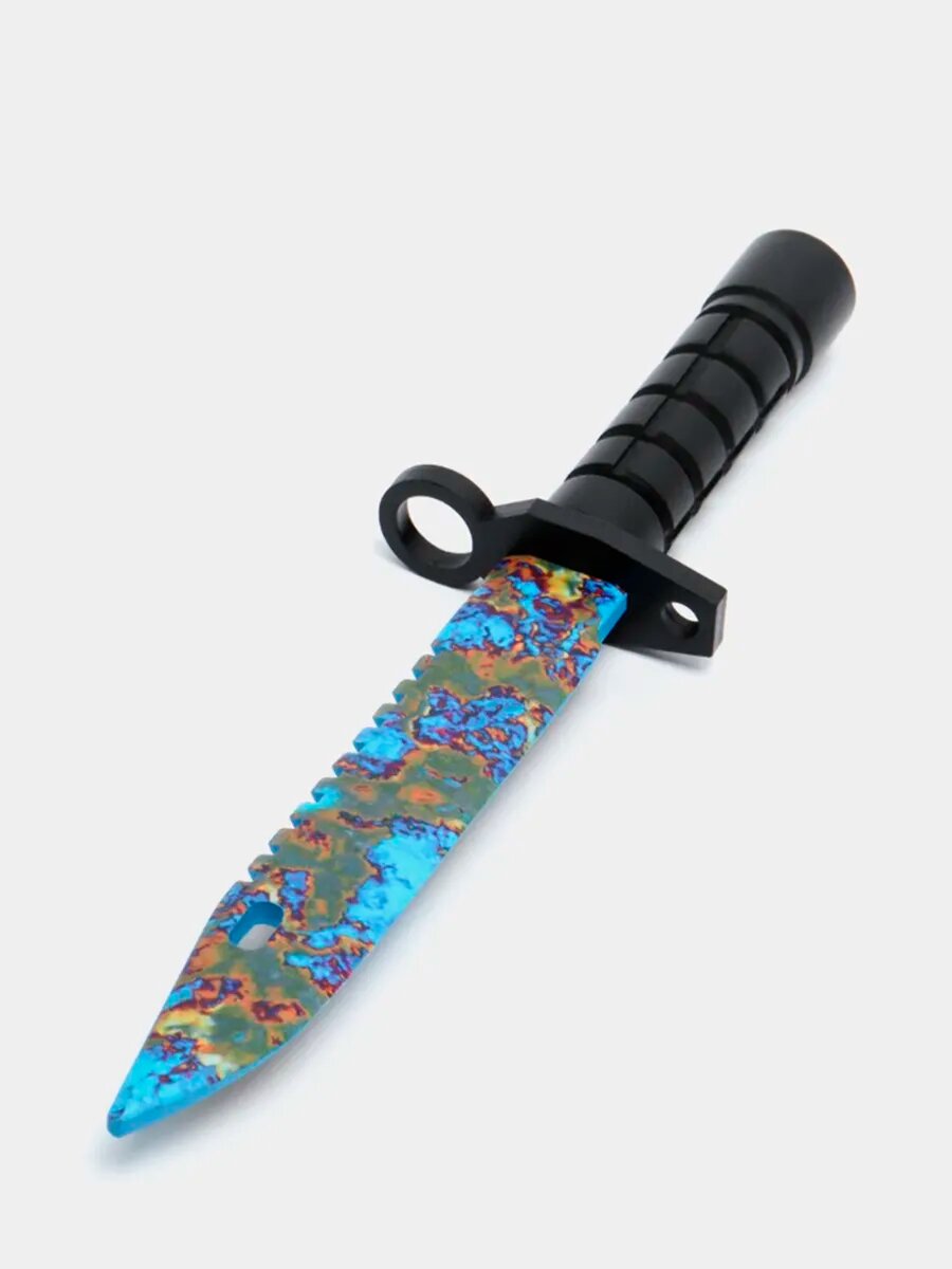 Деревянный нож кинжал М9 Байонет, цвет "Поверхностная Закалка" 28 см