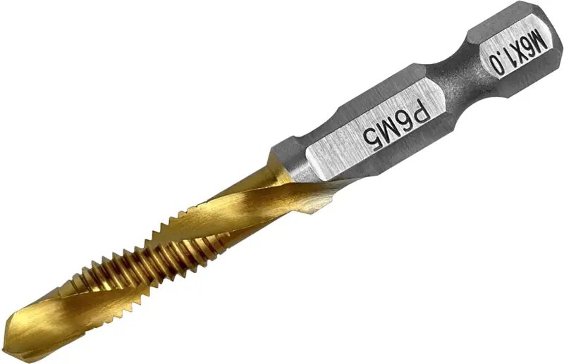 Сверло-метчик по металлу Р6М5 Vertextools 7090-6 5x56 мм