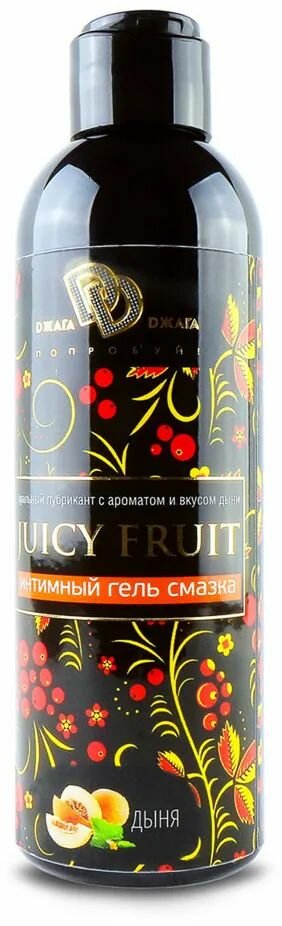 Съедобный оральный лубрикант Джага Джага смазка со вкусом "Дыня" 200 мл