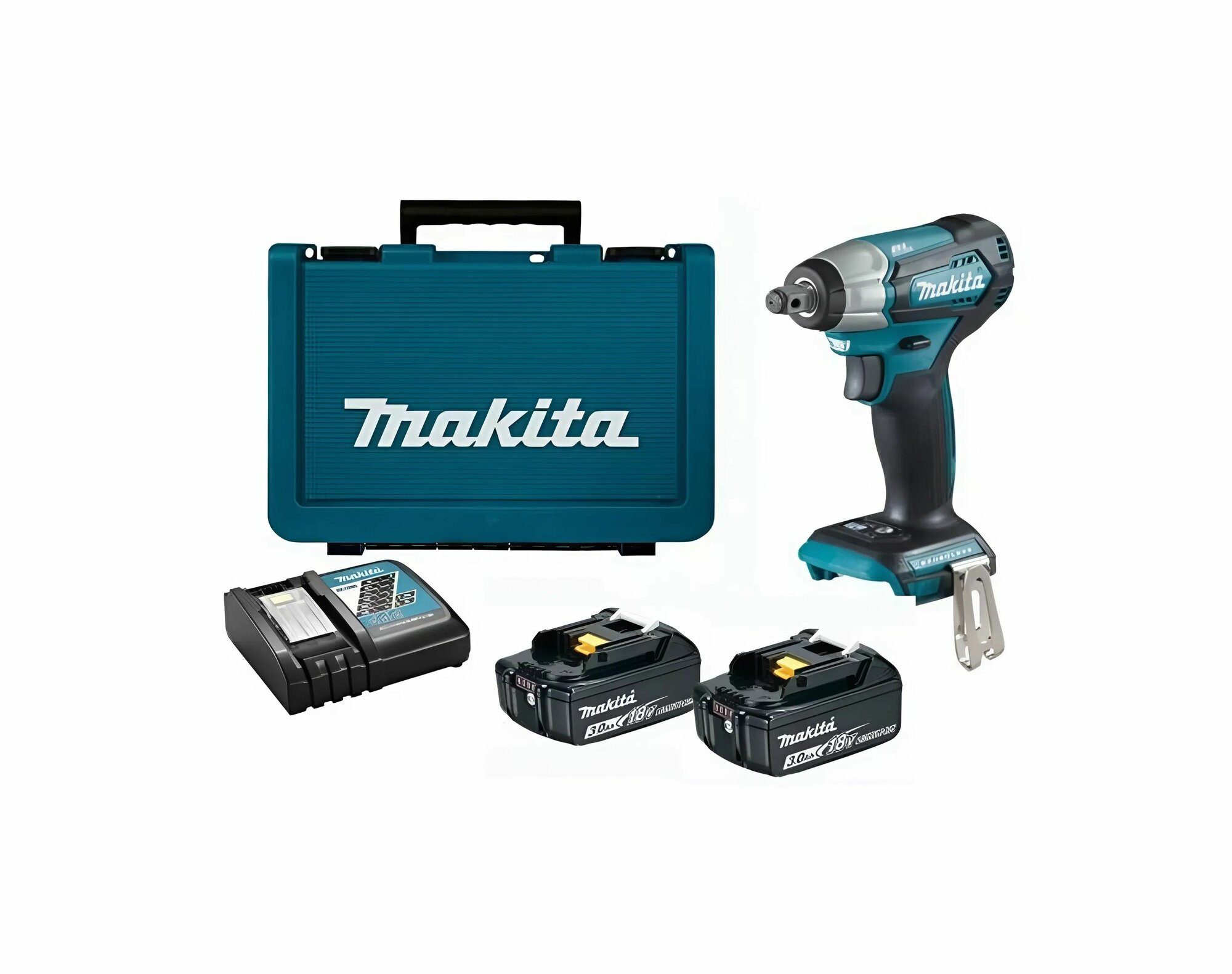 Ударный гайковерт Makita DTW181RFE 18В LXT 210Нм. 3600уд/мин. (2АКБ 3Ач, З/У, кейс)