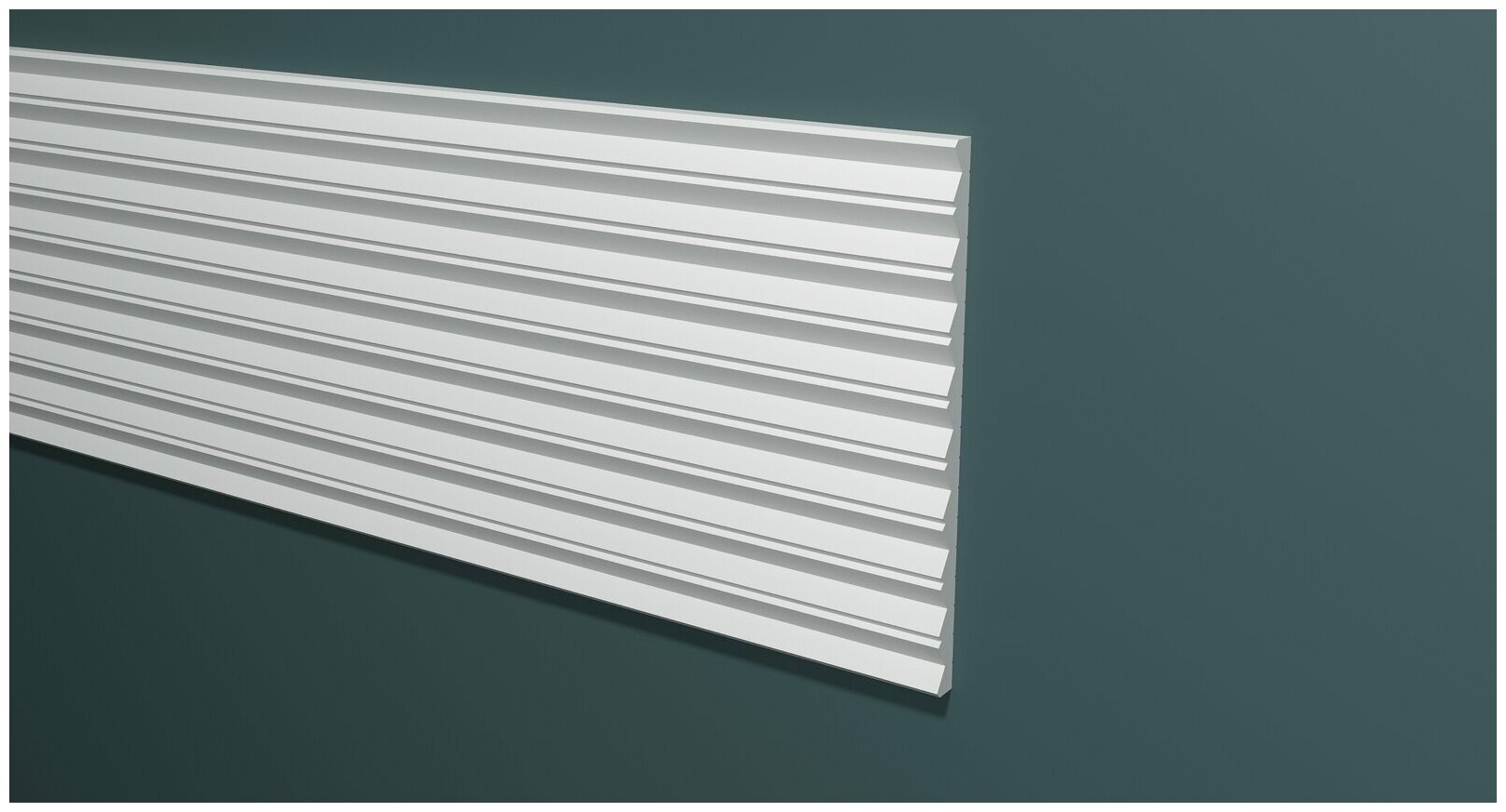 Стеновая панель DD908 (3m)под покраску Декор Дизайн размер 180x10x3000мм