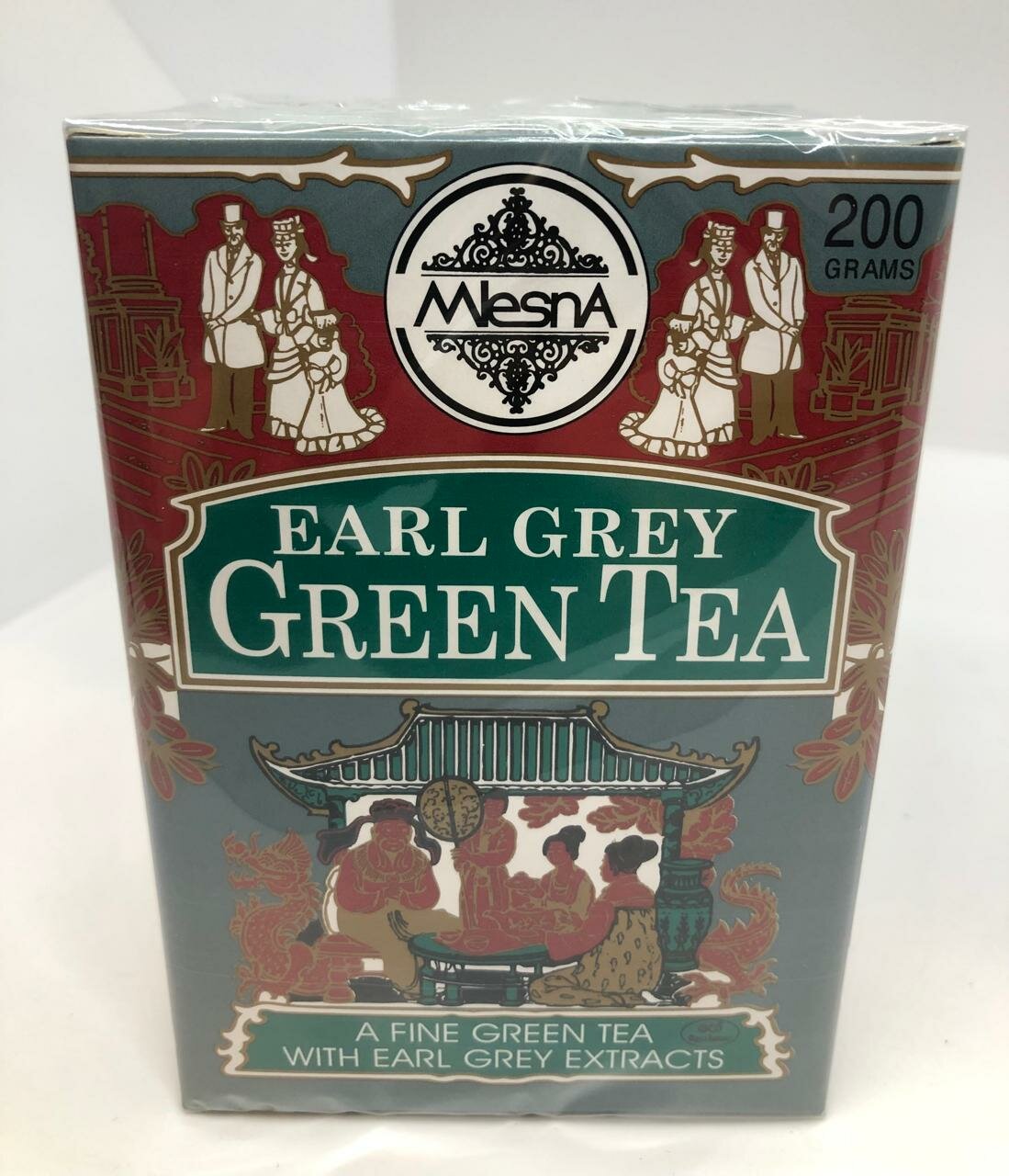 " Млесна" чай цейлонский зелёный листовой "Эрл Грей, Граф Грей " ( с ароматом бергамота ) 200 г