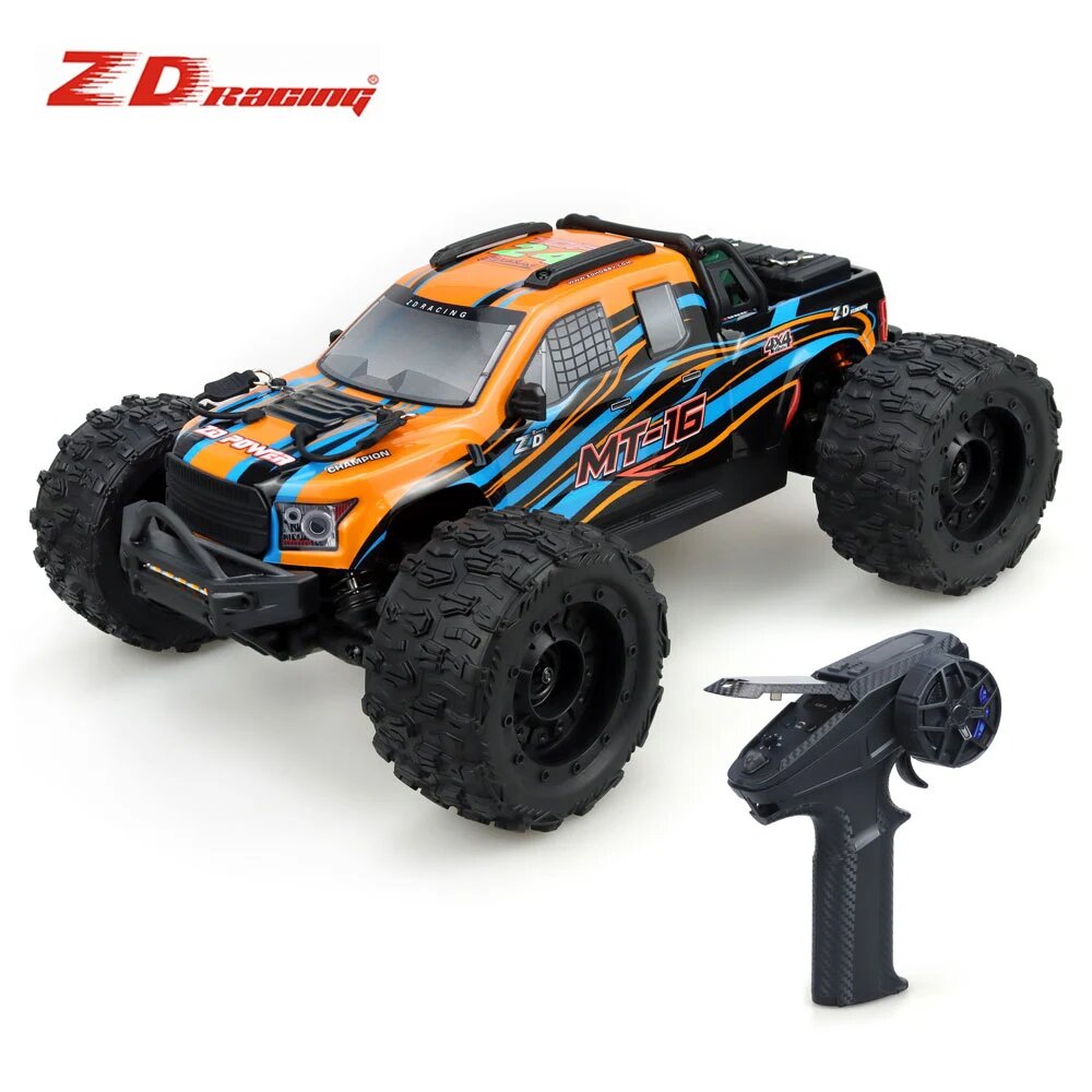 ZD Racing MT-16 1/16 Бесщеточный внедорожник оранжевый