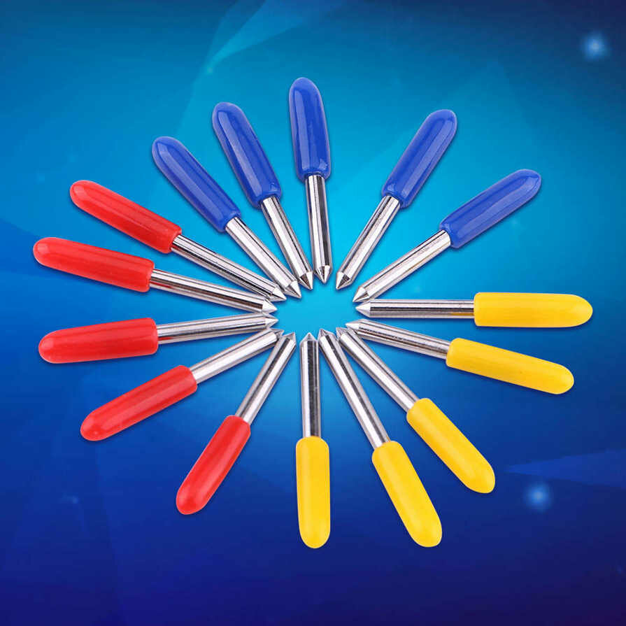 Режущий плоттерный режущий нож для винила с 15 лезвиями 30/45/60 градусов