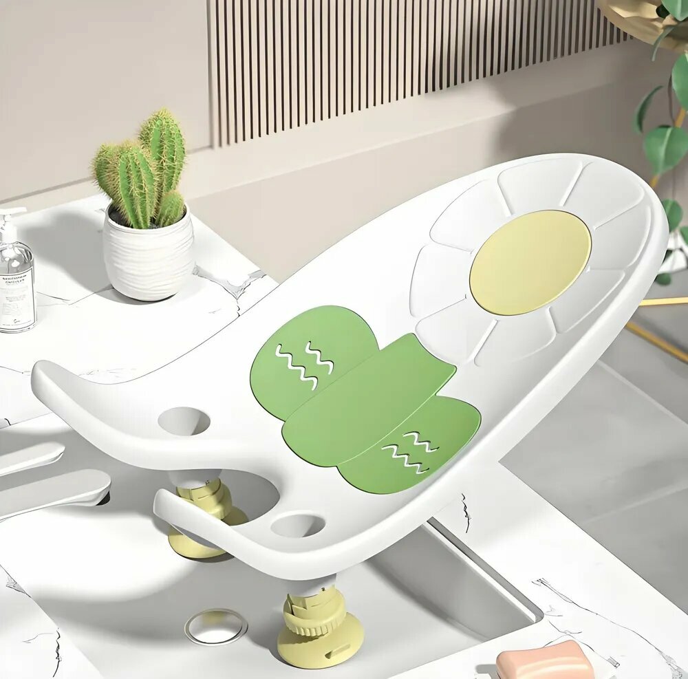 Горка для купания новорожденных, горка для подмывания в раковине, белое