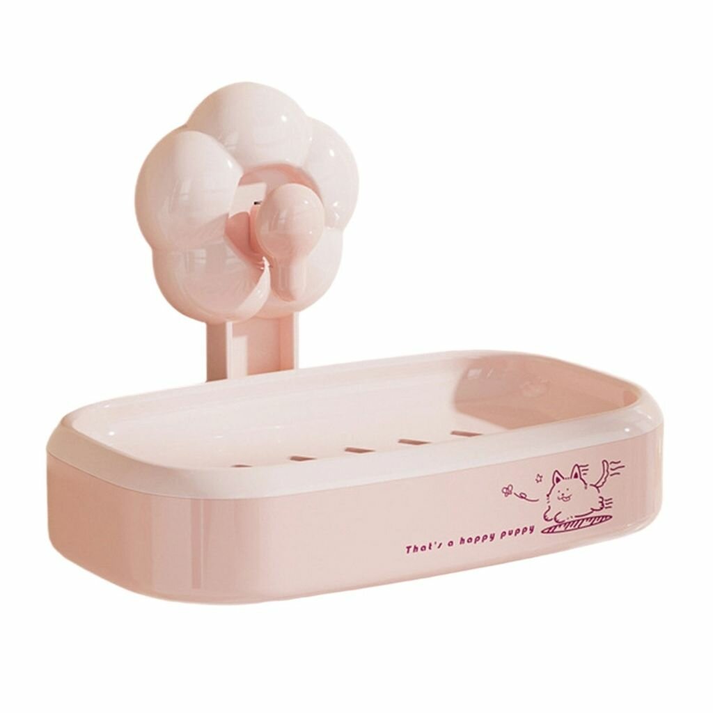 Подставка для мыла для стирки белья без перфоратора в ванной комнате-порошок Sakura