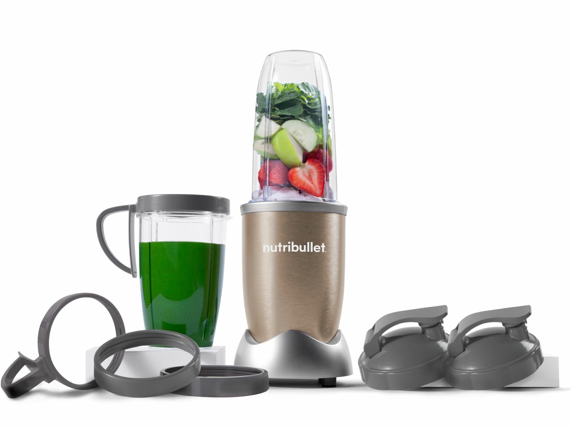 Блендер Nutribullet Pro, 900Вт, пластик, тритан, цвет шампань