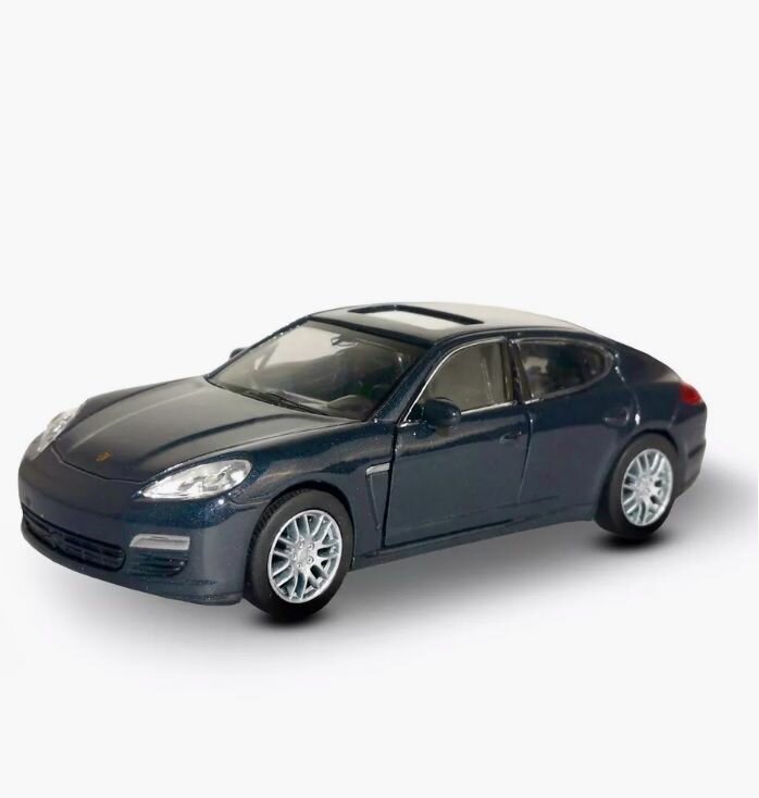 Машинка металлическая Модель 1:38 Porsche Panamera S сине_черный